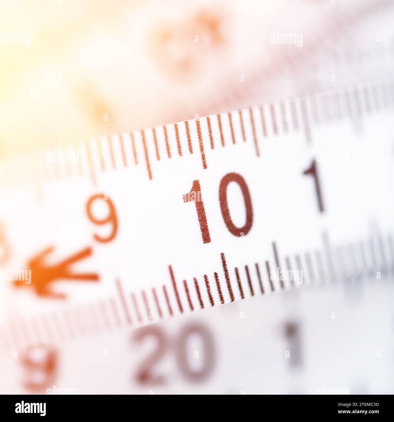 Close up detail view of a measuring tape Stock Photo - Alamy