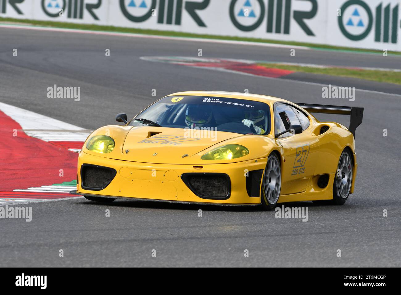 Scarperia - Italy, 28 October 2023: Ferrari 360 Modena GTC in action at ...