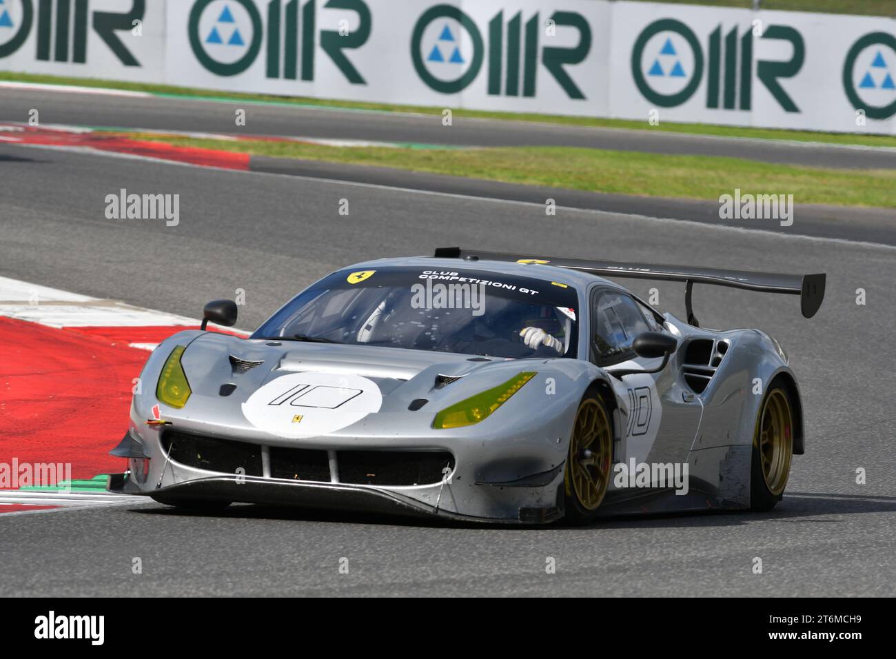 Scarperia - Italy, 28 October 2023: Ferrari 488 GT3 in action at the ...