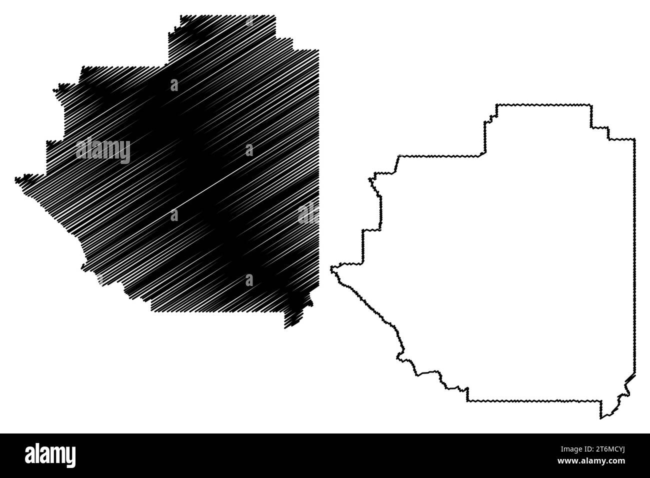Division No. 4 (Canada, Alberta Province, North America) map vector ...