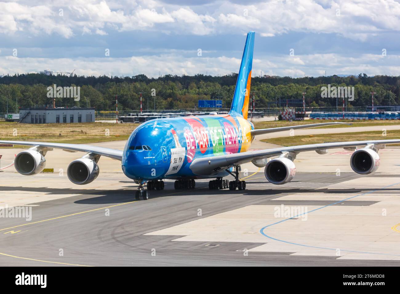 Frankfurt, Germany - September 22, 2023: Emirates Airbus A380-800 ...