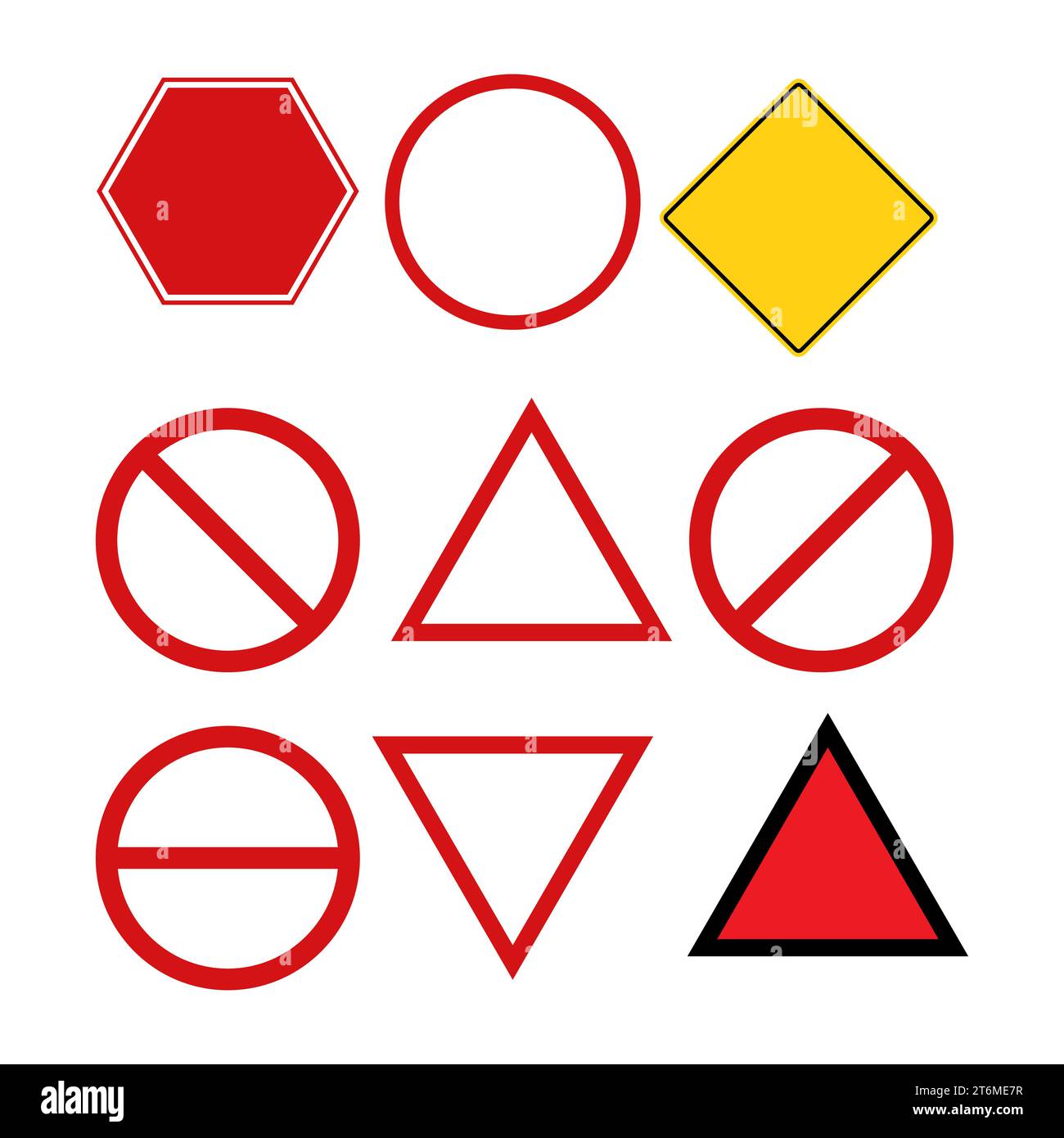 Set the stop red sign icon with a white hand, do not enter. Warning ...