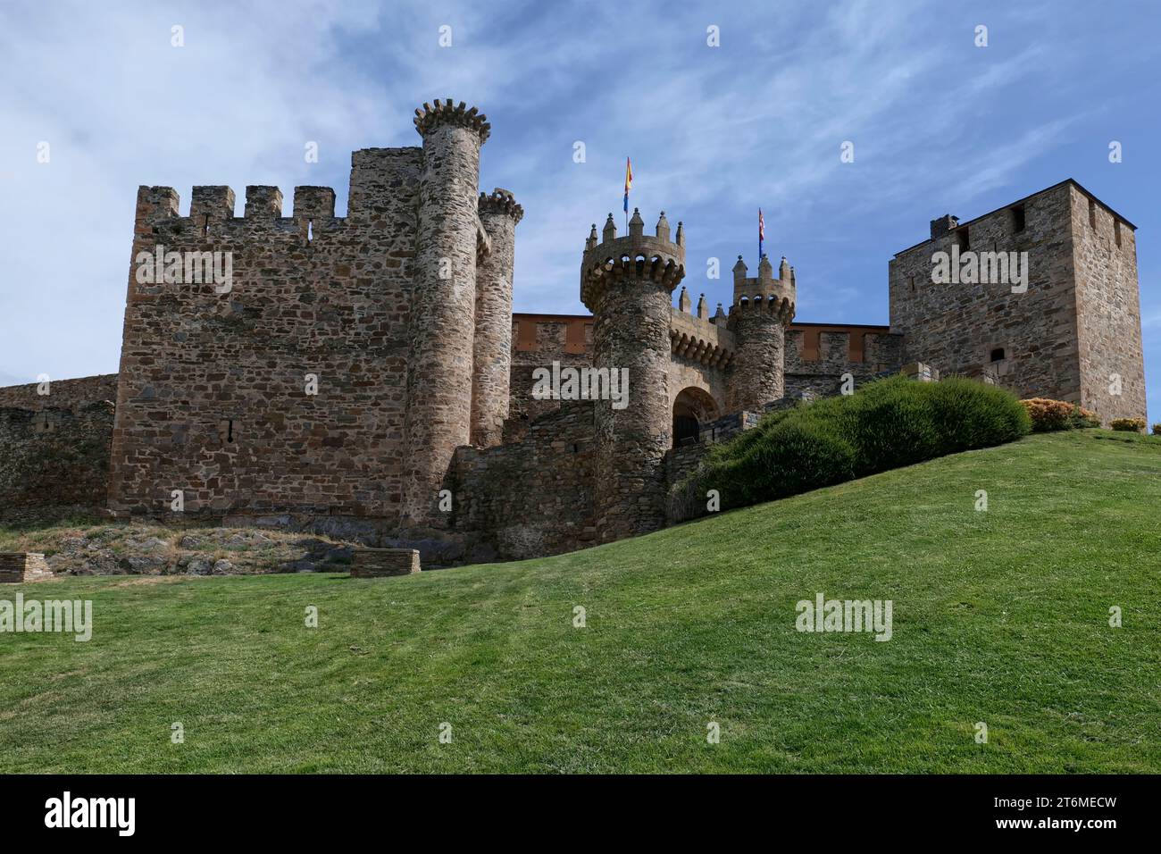 Los Templarios Castle, Ponferrada ,Castile & Leon , northwest Spain ...