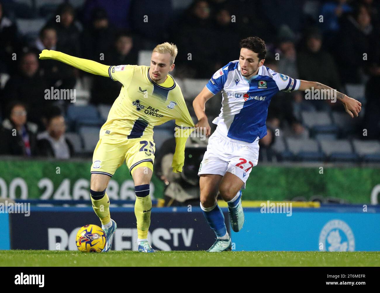 10th November 2023; Ewood Park, Blackburn, England; EFL Championship ...