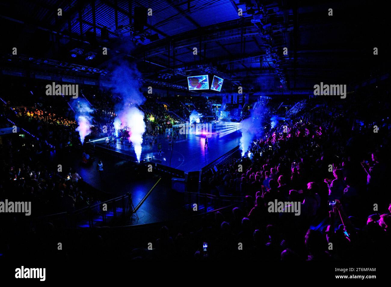 10 November 2023, Baden-Württemberg, Stuttgart: Handball: 1st ...