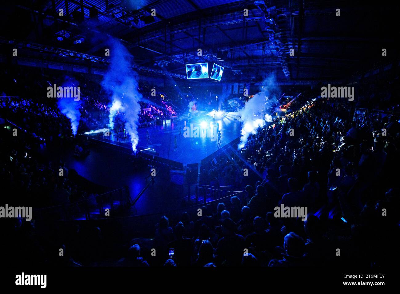 10 November 2023, Baden-Württemberg, Stuttgart: Handball: 1st ...