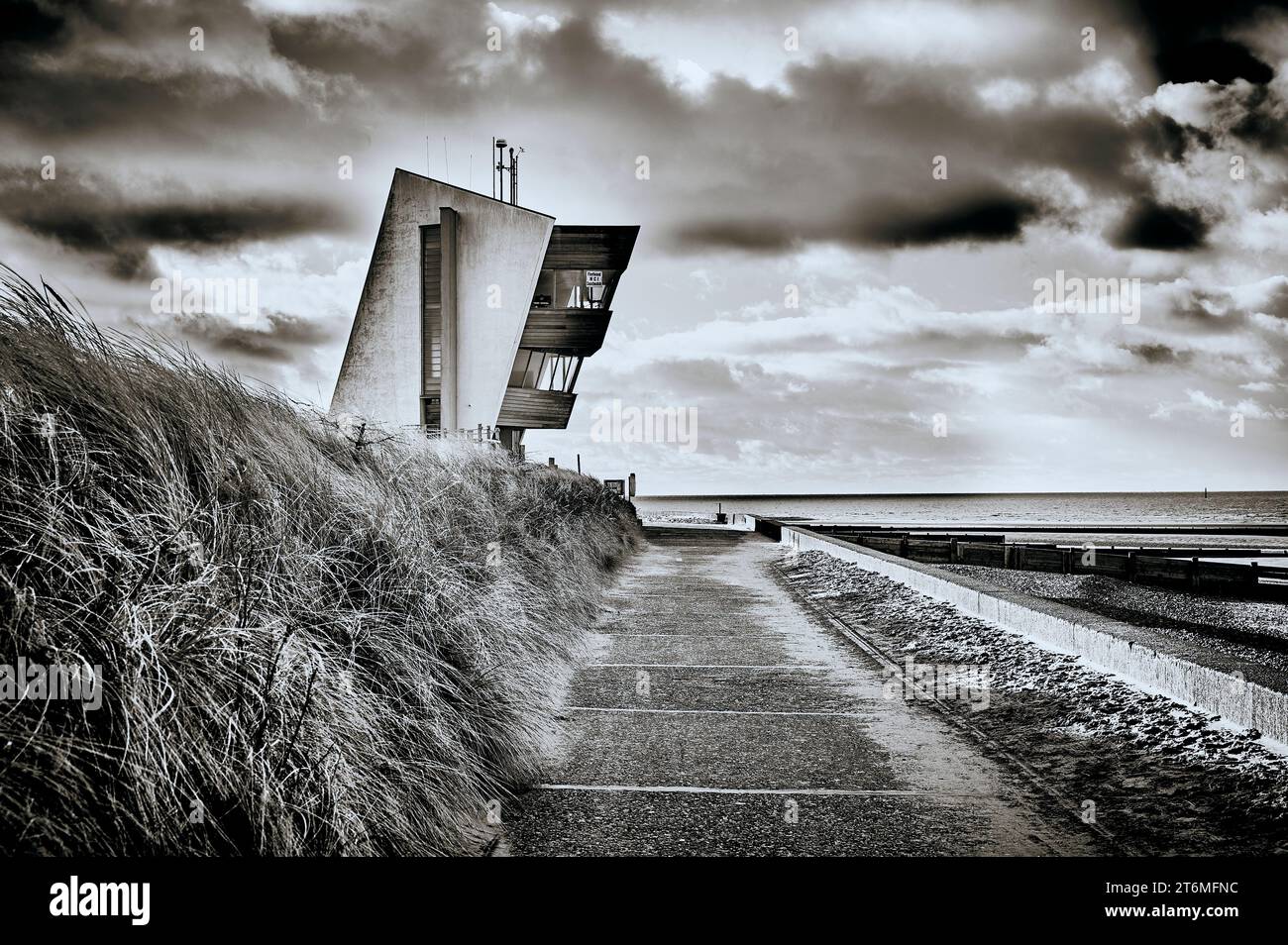 Rossall Point Observation Tower ,Fleetwood,Lancashire Stock Photo - Alamy