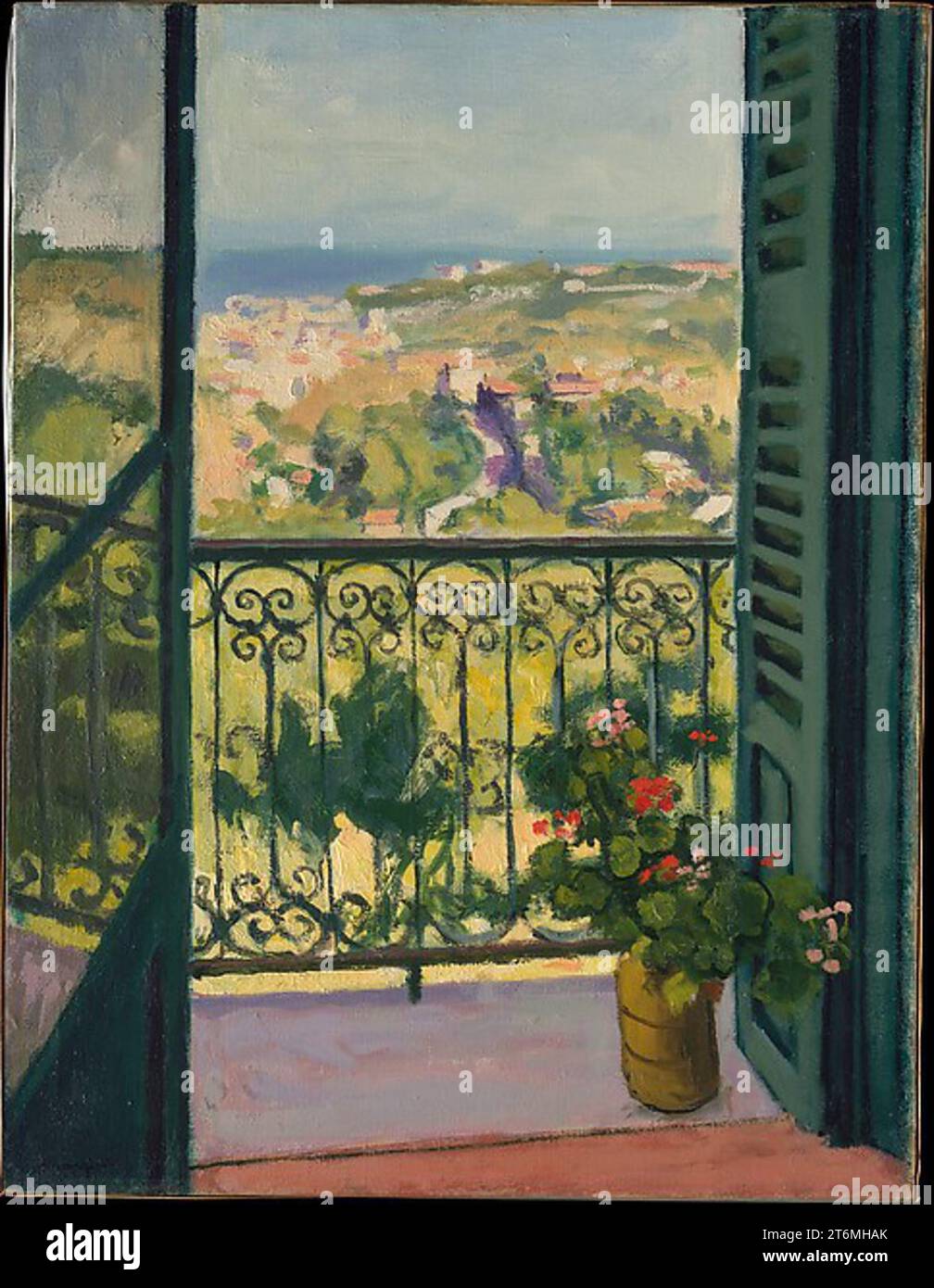 View from a Balcony 1945 by Albert Marquet Stock Photo - Alamy
