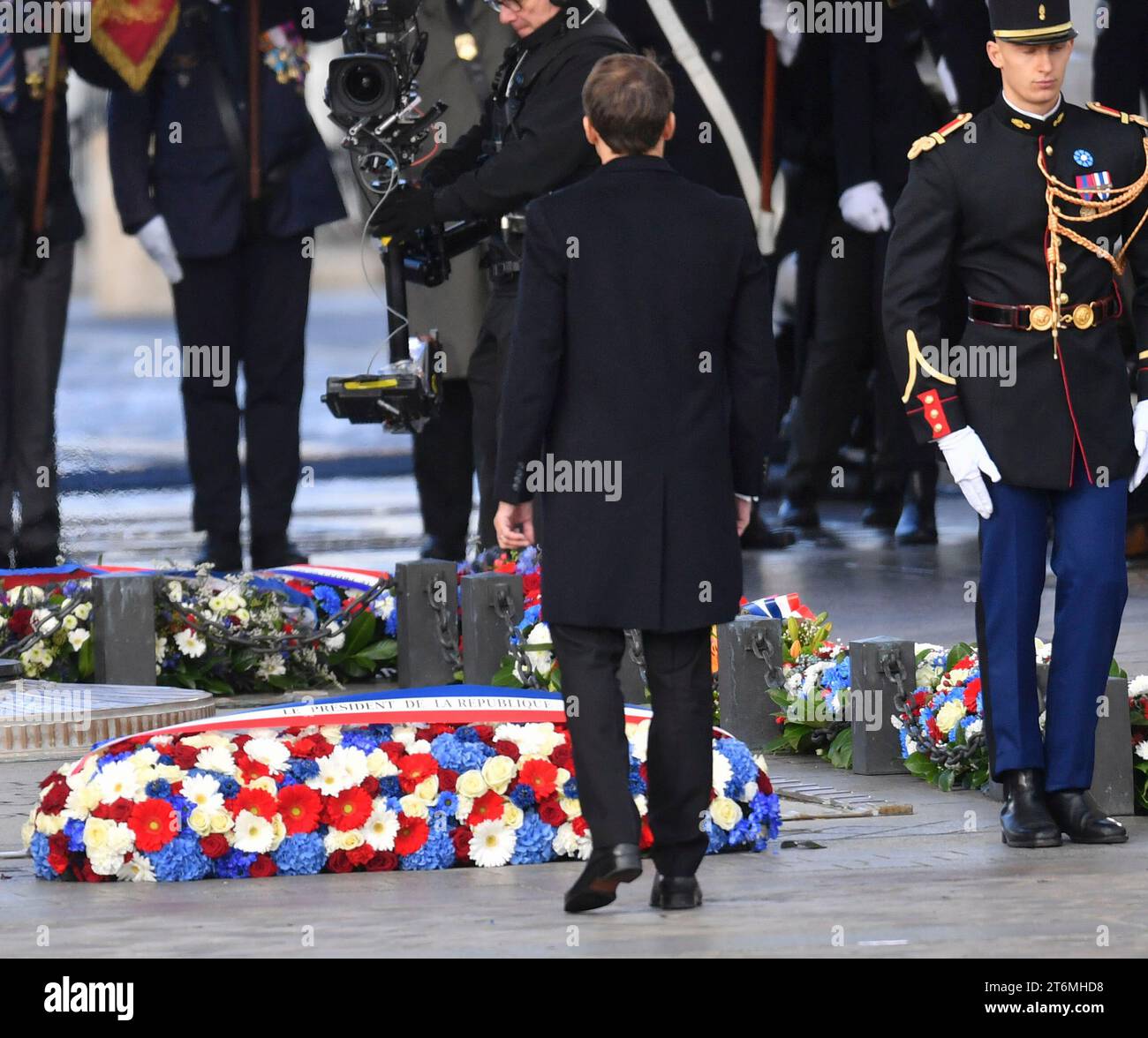 Paris, France. 11th Nov 2023. France, PARIS 2023-11-11. The president ...