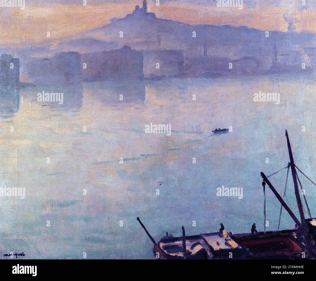 The Port of Marseille, 1918 1918 by Albert Marquet Stock Photo - Alamy