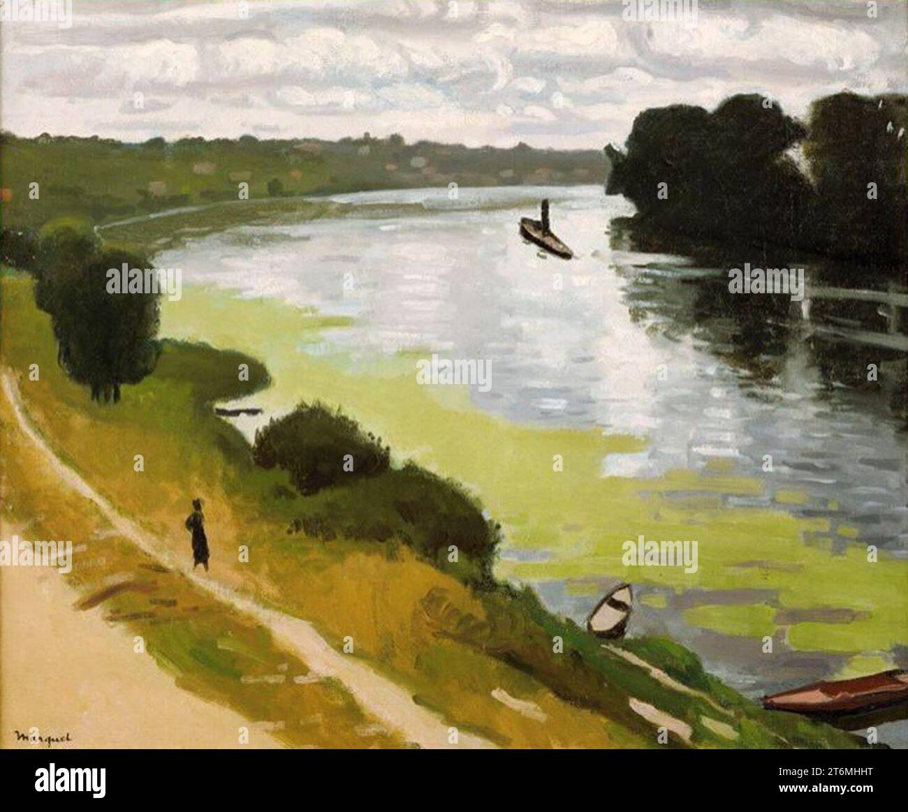 La Frette vue d'Herblay 1919 by Albert Marquet Stock Photo - Alamy