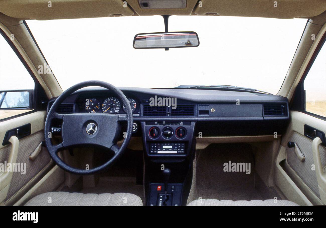 1982 Mercedes-Benz 190E interior Stock Photo - Alamy
