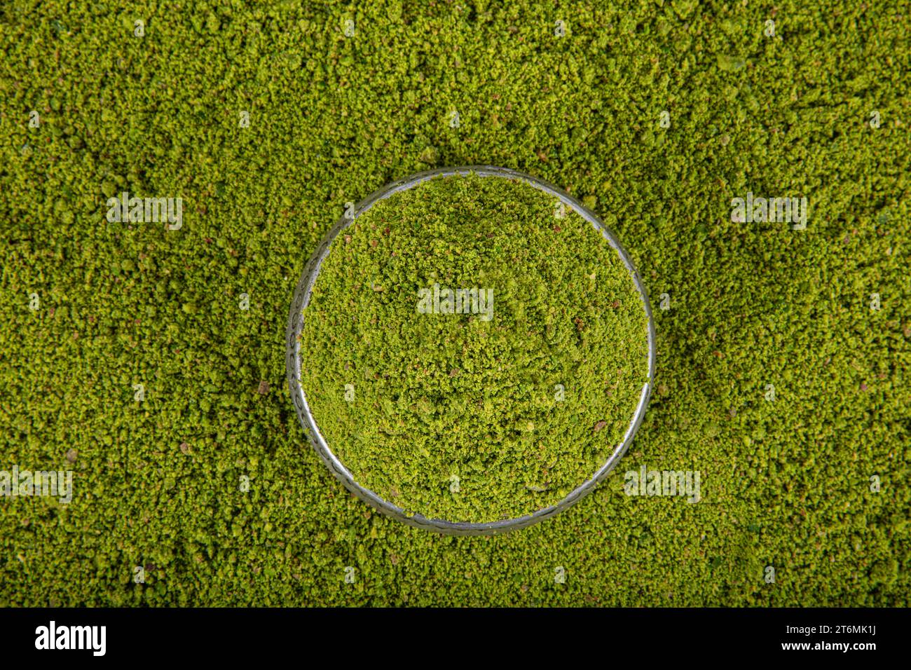 Chopped cut pistachio nuts Concept. Ground, Milled, Crushed or ...