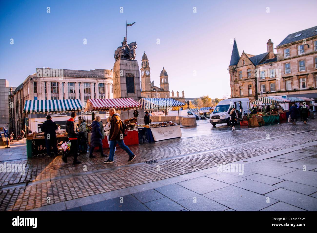 Paisley Cenotaph Remembrance Day Novemeber 11th 2023 Stock Photo - Alamy