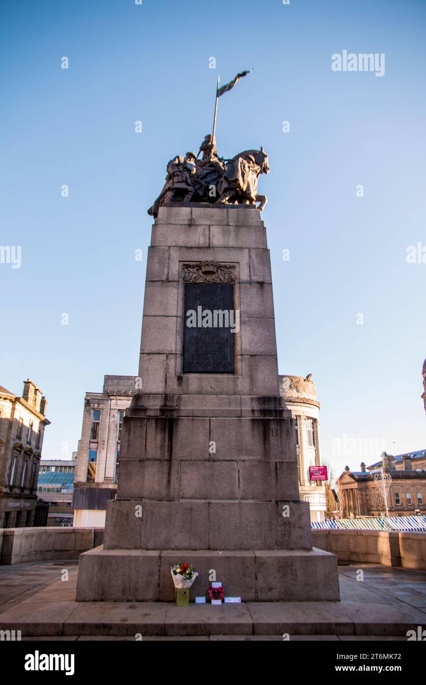 Paisley Cenotaph Remembrance Day Novemeber 11th 2023 Stock Photo - Alamy