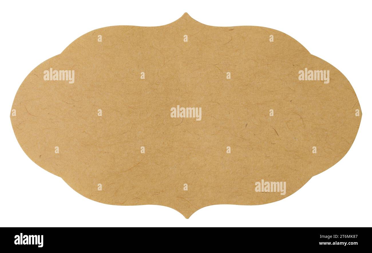 Mock up blank oval Cut Out Stock Images & Pictures - Alamy
