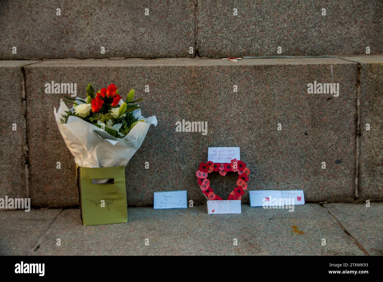 Paisley Cenotaph Remembrance Day Novemeber 11th 2023 Stock Photo - Alamy