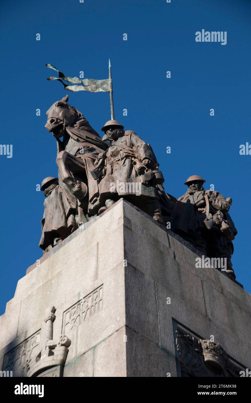 Paisley Cenotaph Remembrance Day Novemeber 11th 2023 Stock Photo - Alamy