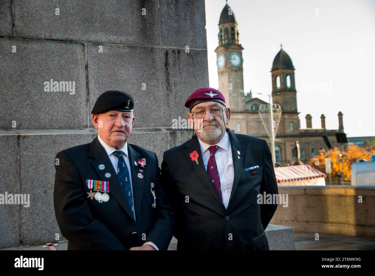 Paisley Cenotaph Remembrance Day Novemeber 11th 2023 Stock Photo - Alamy