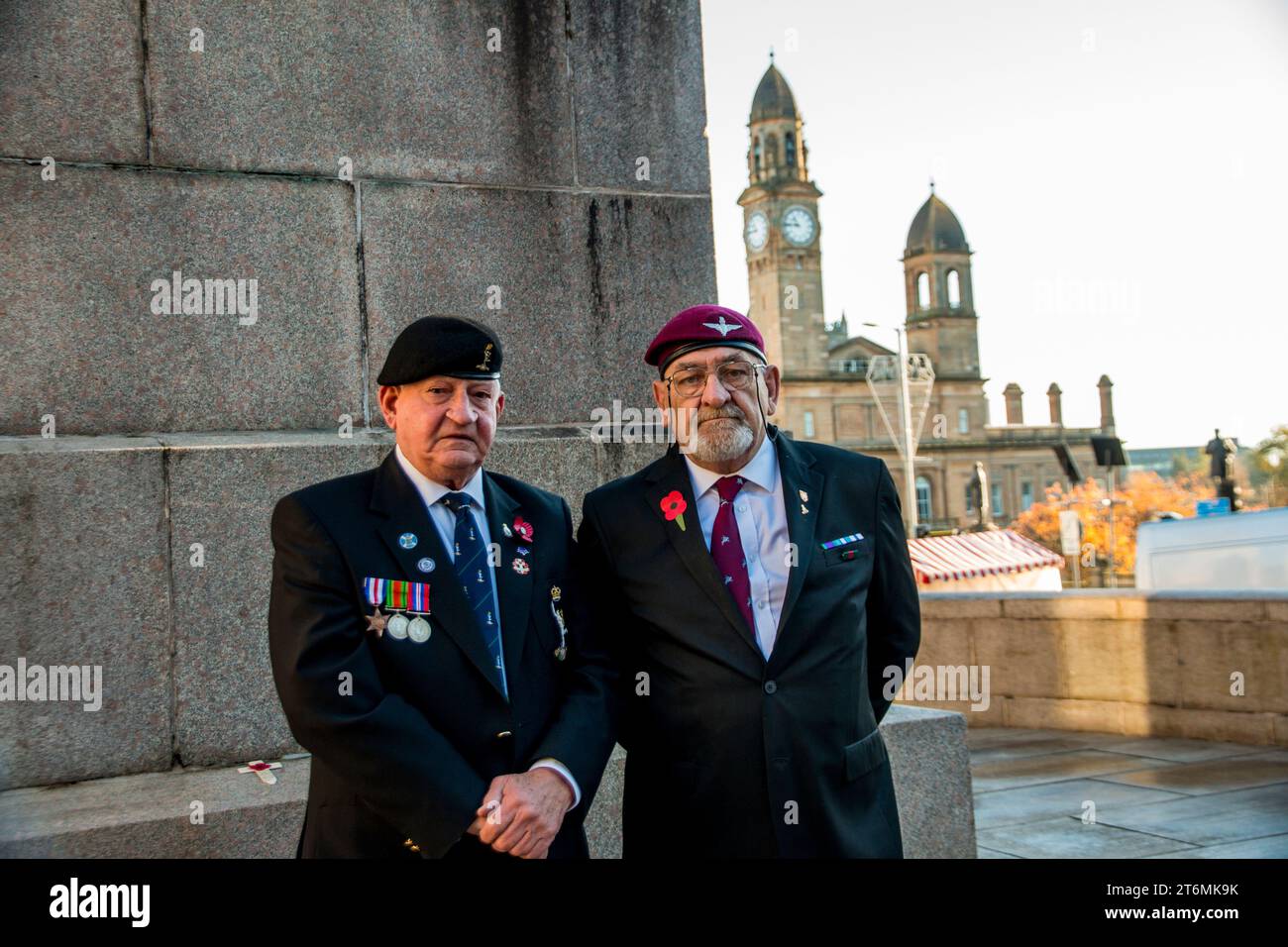 Paisley Cenotaph Remembrance Day Novemeber 11th 2023 Stock Photo - Alamy