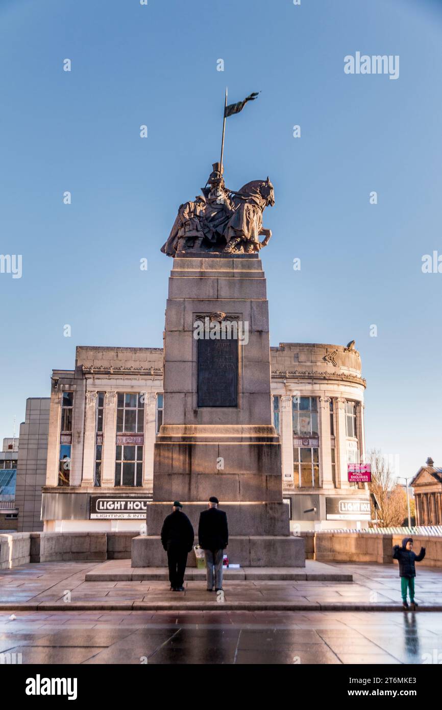 Paisley Cenotaph Remembrance Day Novemeber 11th 2023 Stock Photo - Alamy