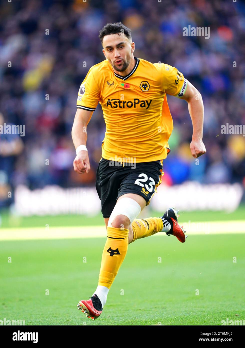 Wolverhampton Wanderers' Max Kilman during the Premier League match at ...