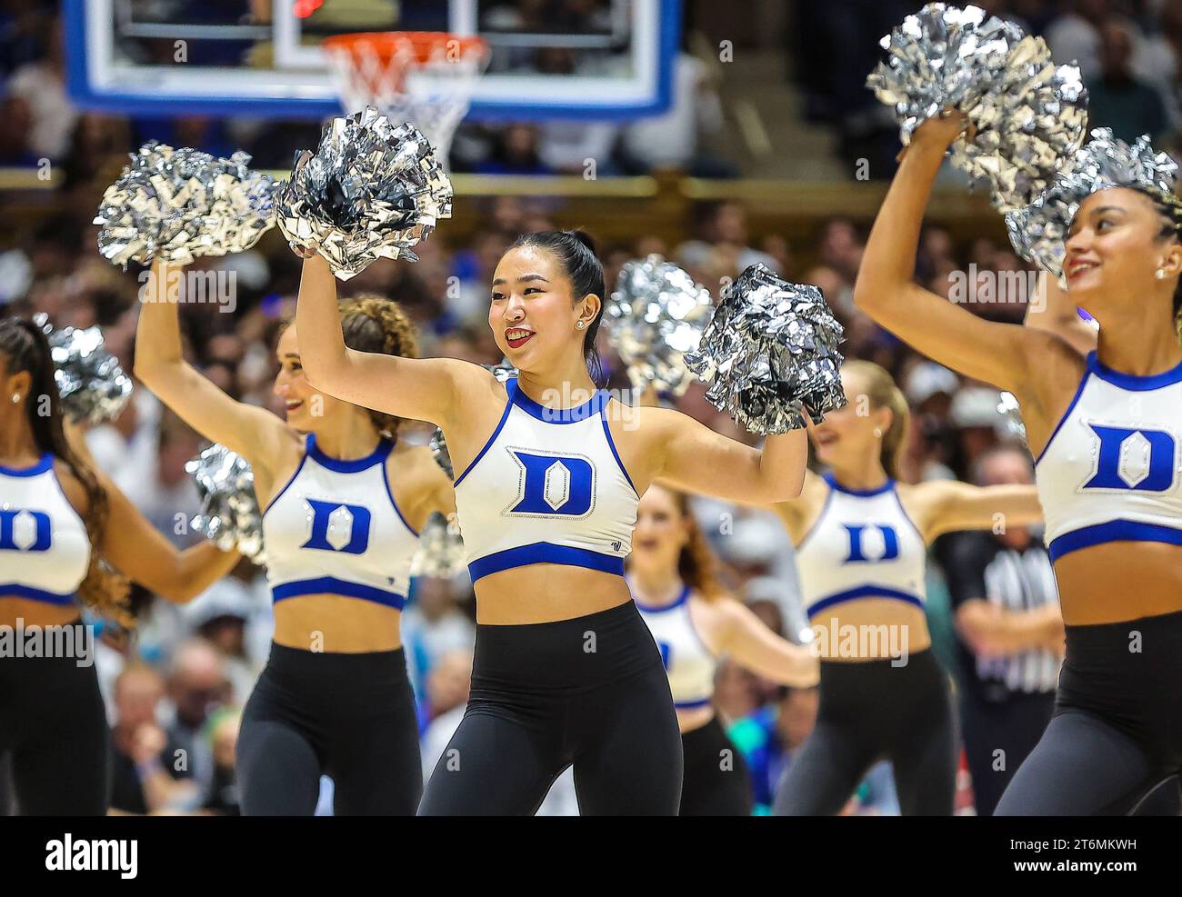 November 10, 2023: Duke dance team performs during timeout. NCAA ...