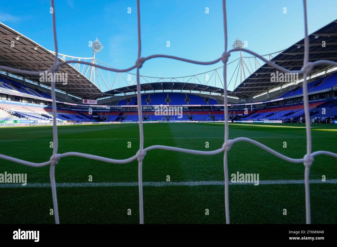 A general view of the University of Bolton Stadium, home of Bolton ...