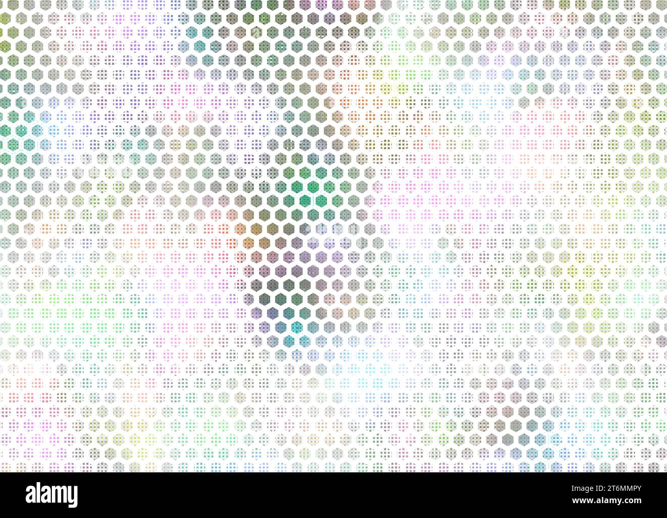 seamless fusion of polygonal and hexagonal patterns in this abstract ...