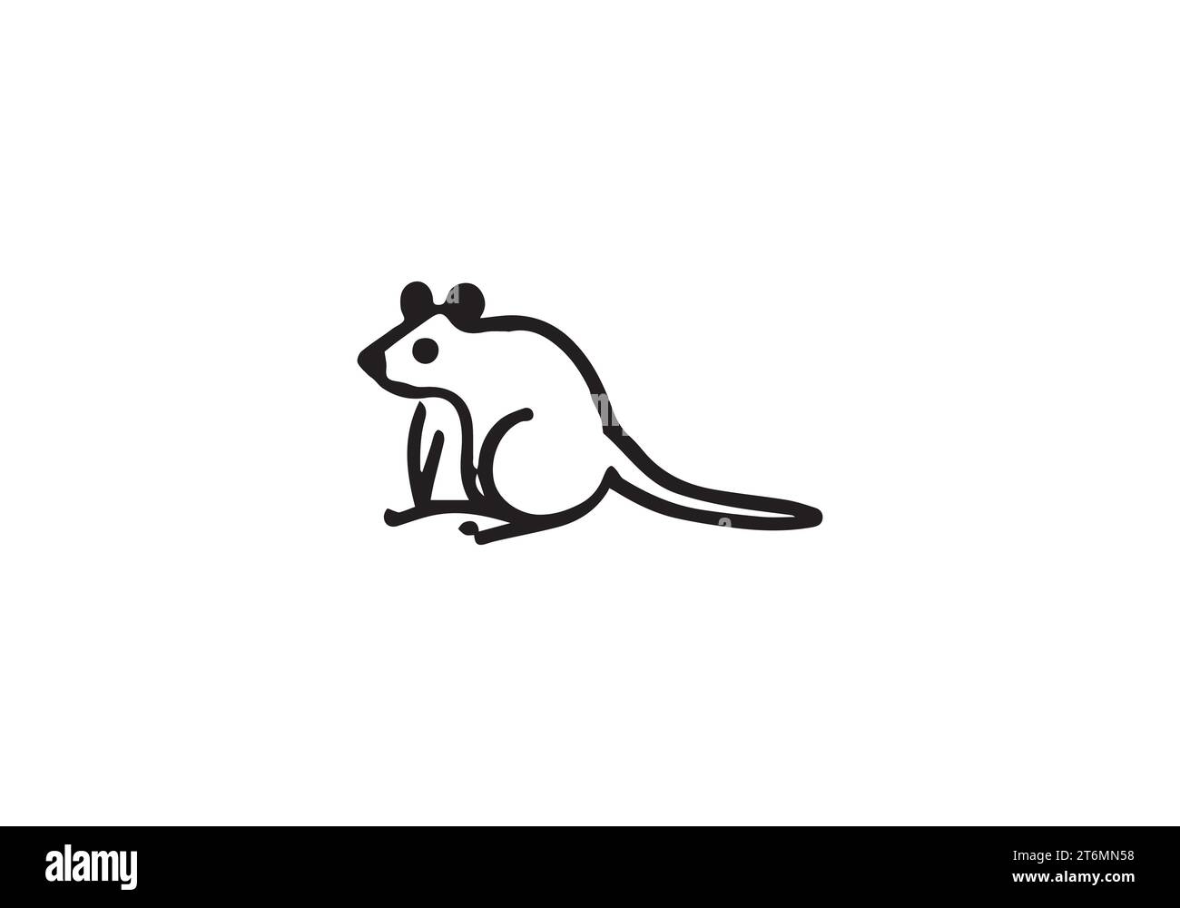 Bamboo Rat minimal style icon illustration design Stock Vector Image ...