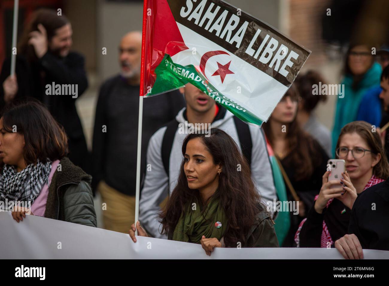November 11, 2023, Madrid, Madrid, Spain: TESH SIDI, deputy for SUMAR ...