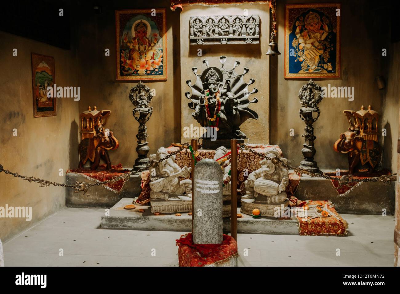 Ganesha temple in prague zoo, hinduism religion. Indian traditional God ...
