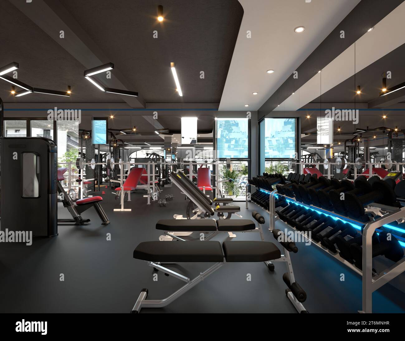 Workout gym equipment hi-res stock photography and images - Alamy