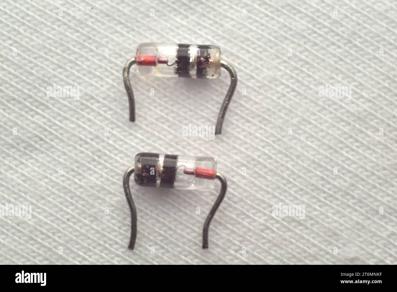 Close up photo of germanium diodes Stock Photo - Alamy
