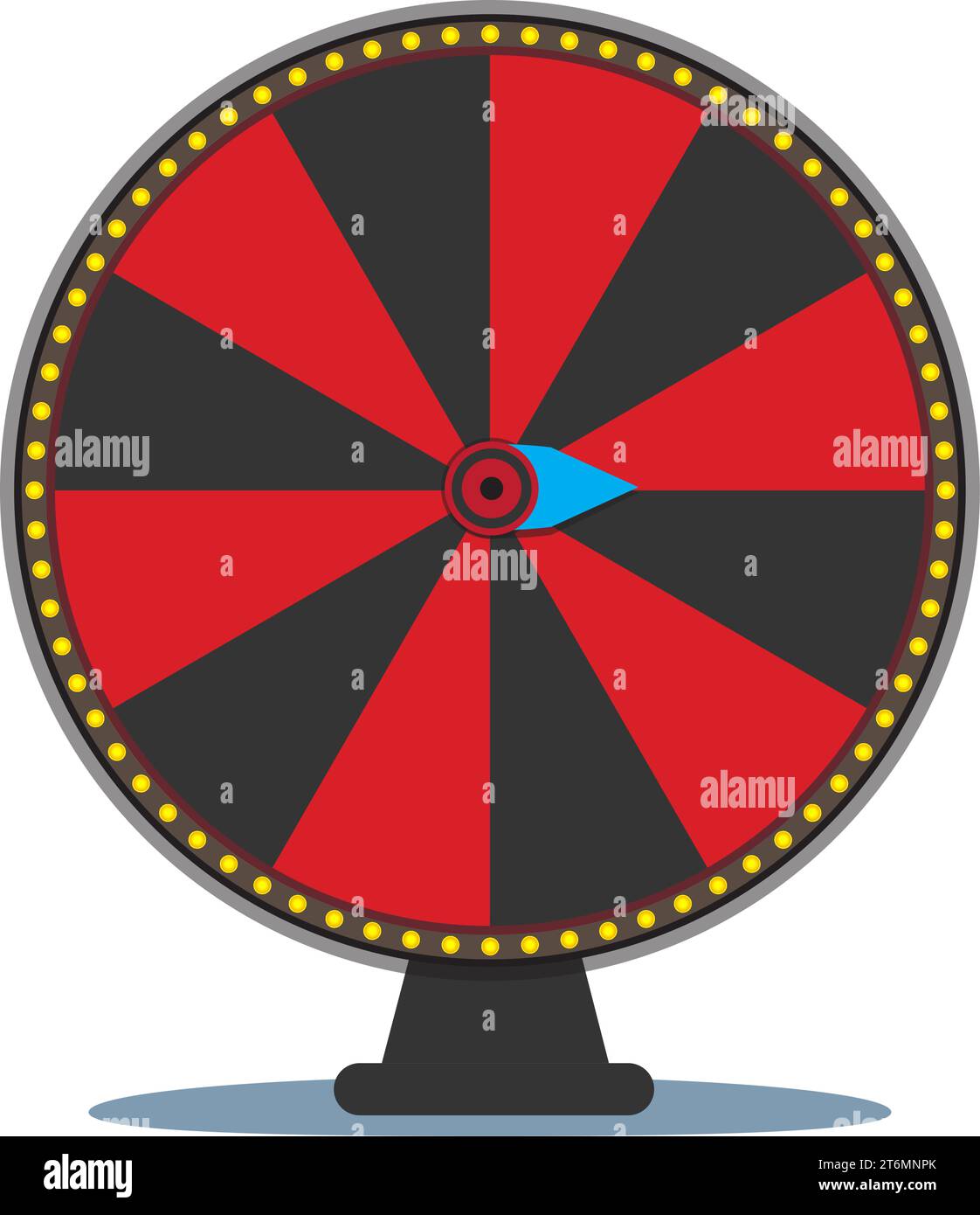 Blank wheel of fortune 12 slots icon. Clipart image isolated on white ...