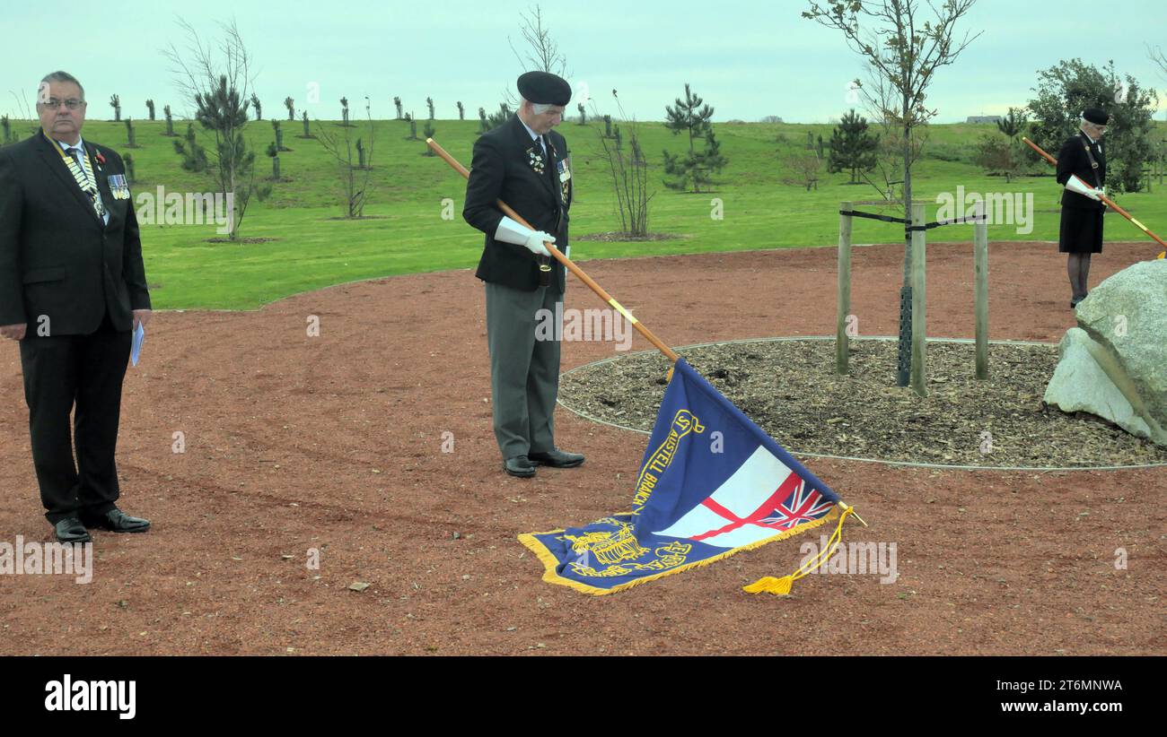 British village pays respect hi-res stock photography and images - Alamy