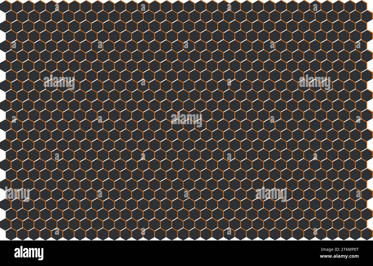 hexagon black background. vector illustration. Hexagonal dark grey, black background texture ...