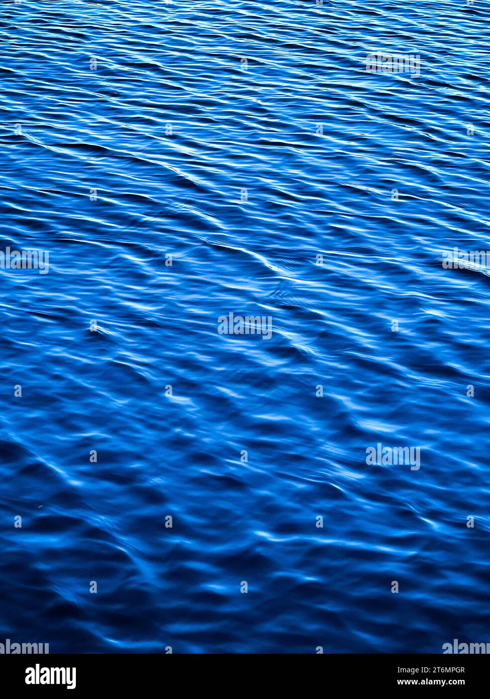 blue clean sea with waves Stock Photo - Alamy