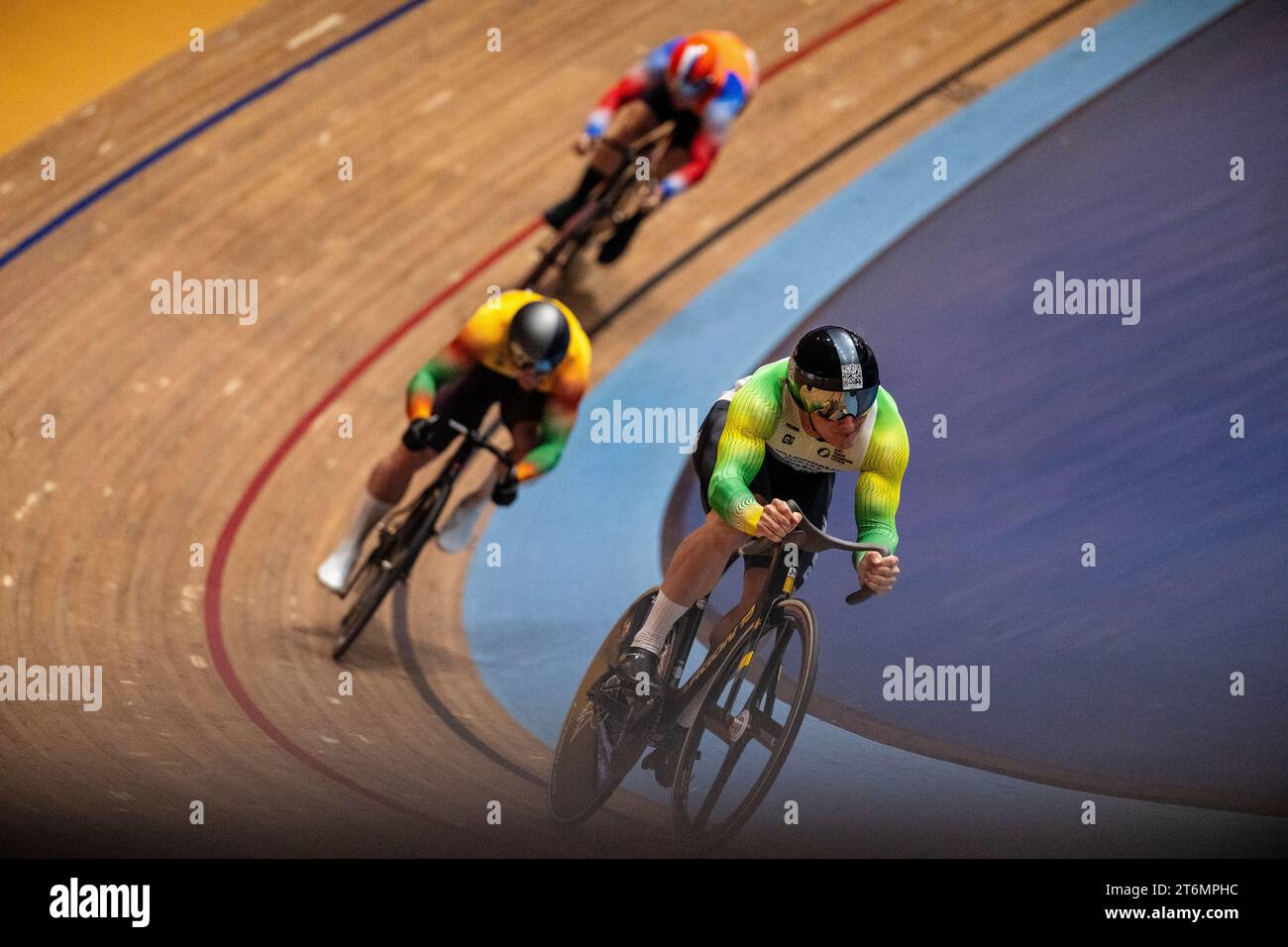 Mens sprint heats uci round 4 track champions league hi-res stock ...