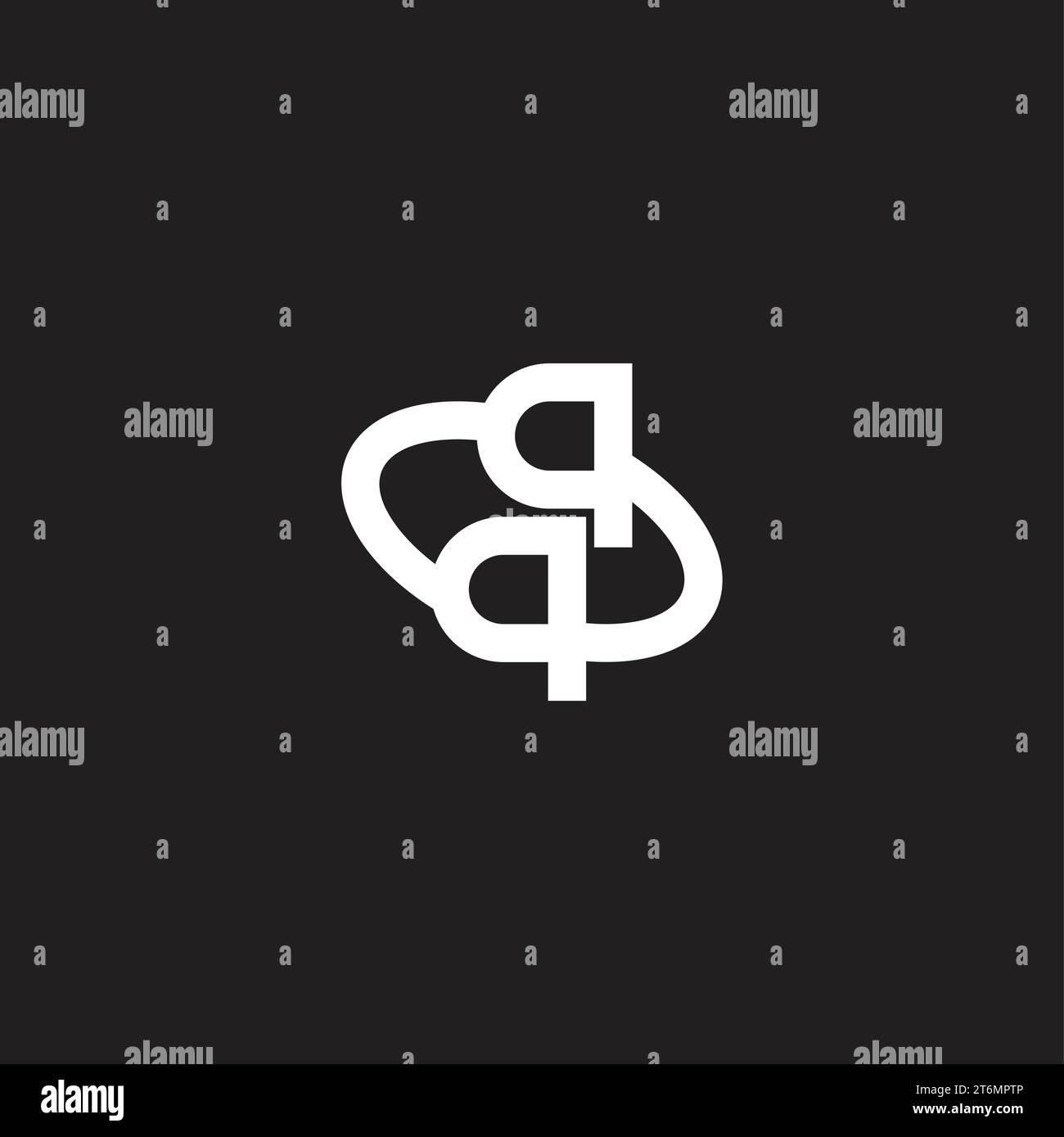 letter qq circle simple geometric logo vector Stock Vector Image & Art - Alamy