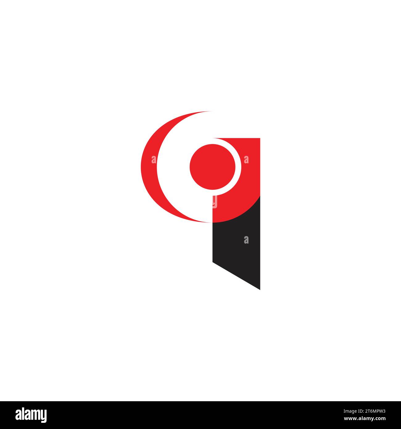letter q circle dot logo vector Stock Vector Image & Art - Alamy