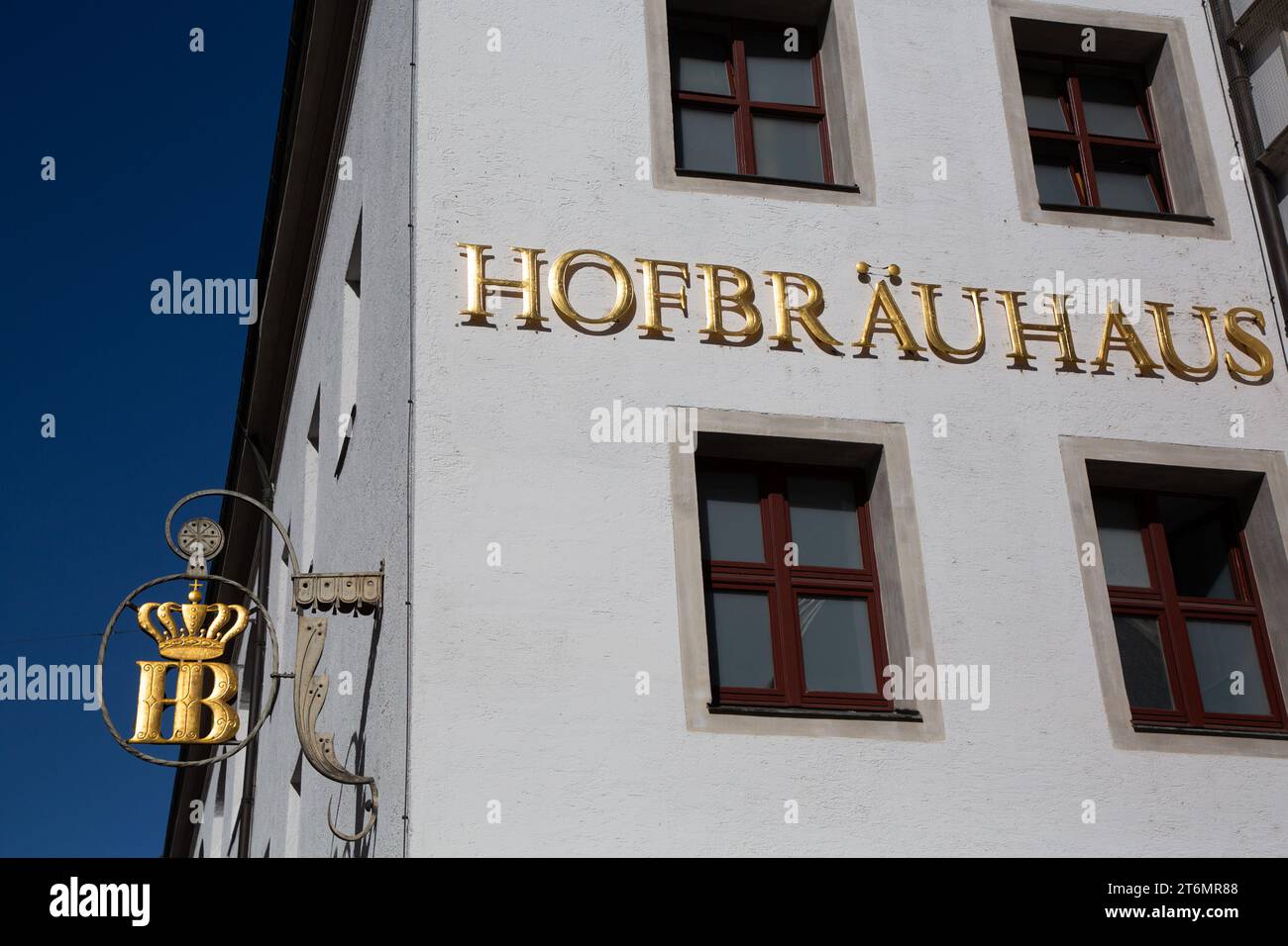 Sign, Hofbrauhaus, Old Town, Munich, Bavaria, Germany Stock Photo - Alamy