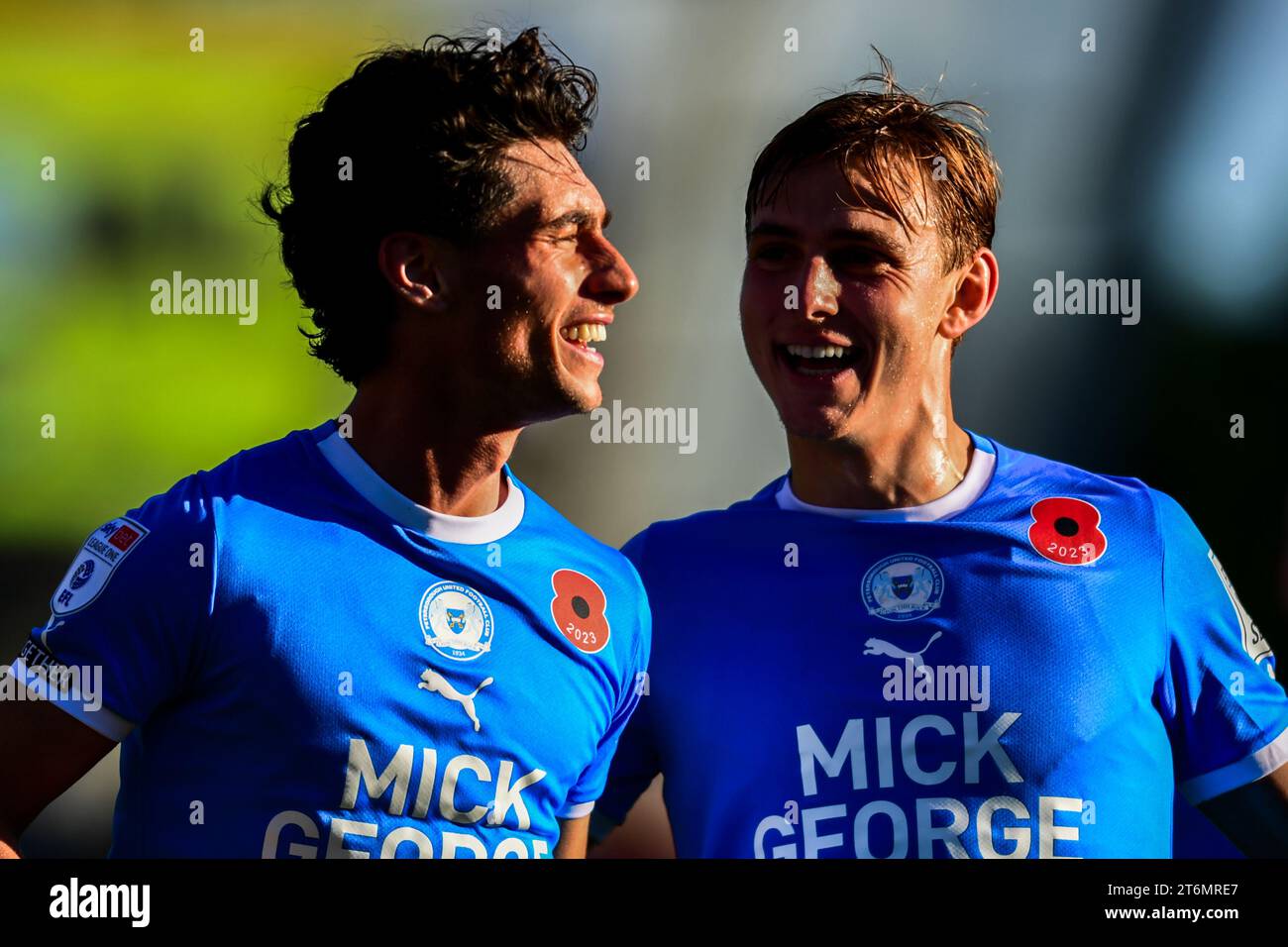 Peterborough, UK. 11th Nov 2023. Joel Randall (14 Peterborough United ...
