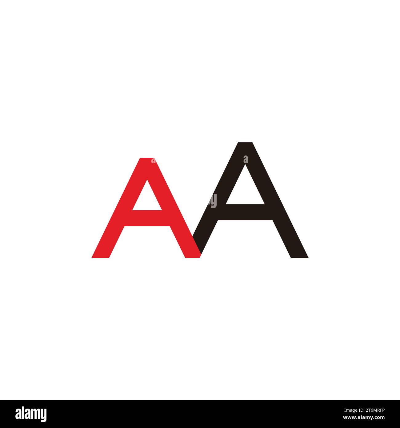 letter a alpha shadow simple font logo vector Stock Vector Image & Art ...
