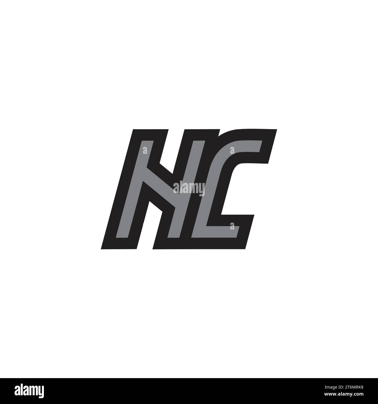 letter nl outline simple geometric logo vector Stock Vector Image & Art - Alamy