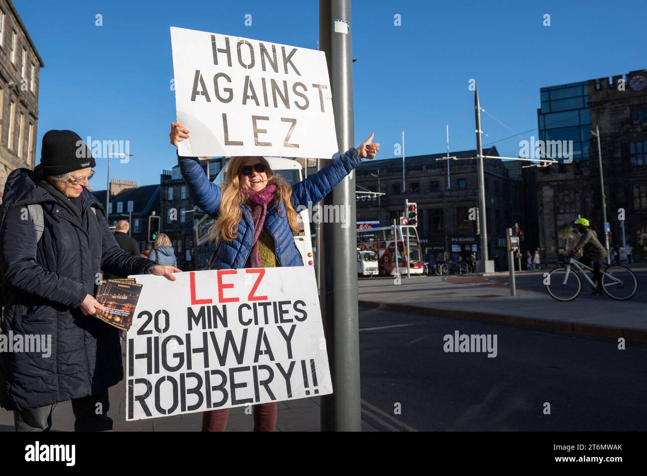 Lez zone edinburgh hi-res stock photography and images - Alamy