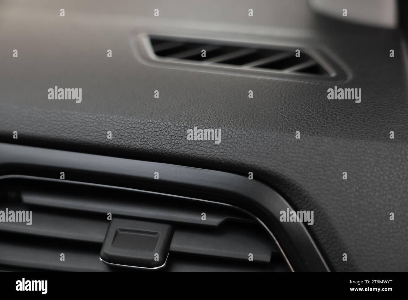 Safety airbag sign and air vent inside car, closeup Stock Photo - Alamy