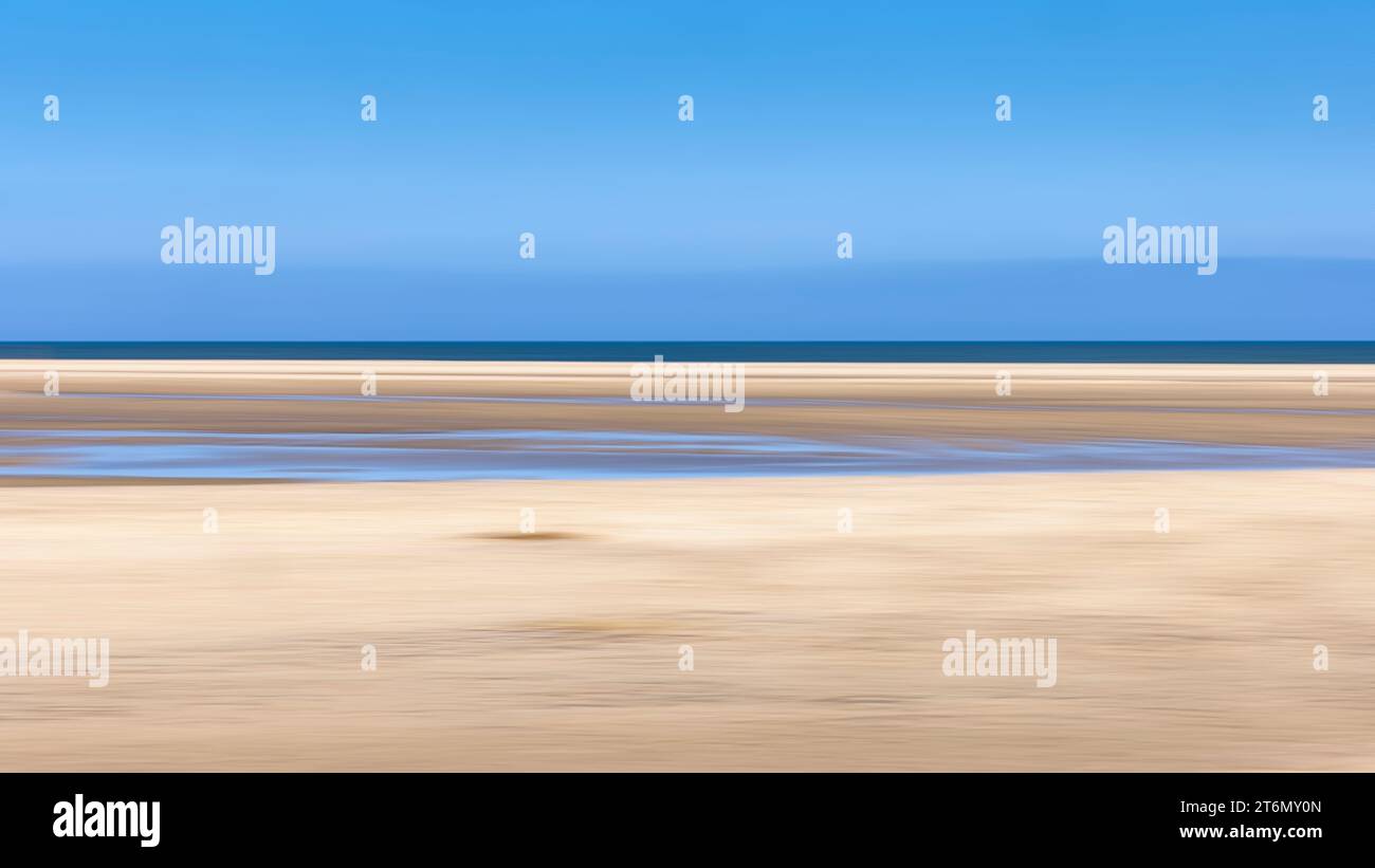 Beach Scene at Low Tide Captured with ICM ( Intentional Camera Movement ...