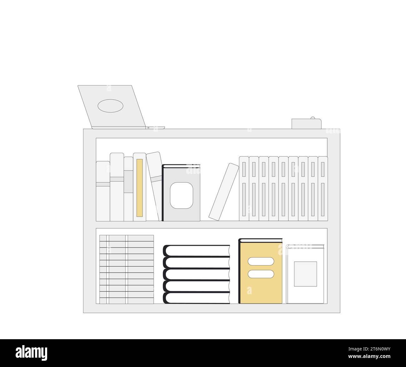 Book store corner. Counter. Vector illustration Stock Vector Image ...