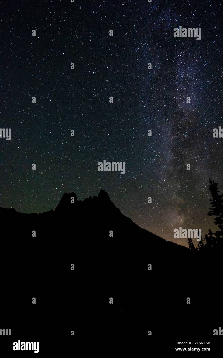 Night Sky wiht Milky Way, North Cascades National Park Complex ...